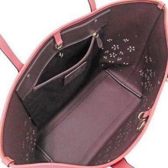 Coach | Bags | Coach F28973 Floral Perforated Tote | Poshmark